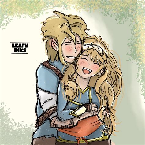 Link And Zelda Fanart Drawing For A Valentines Series Im Doing Full