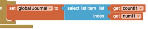 problem with selecting element from list to list of list mit app