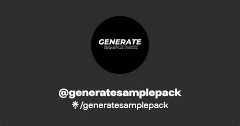 Generatesamplepack Linktree
