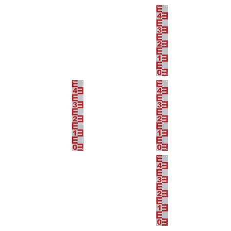 Ounona 4pcs Stainless Steel Water Level Measuring Tool Water Level