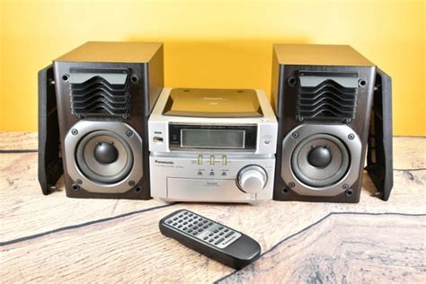 Panasonic Micro Hi Fi System Sa Pm01 Stereo Radio Cd Player Etsy Uk