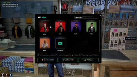Ped Menu The Ultimate All In One Ped Management Script Fivem