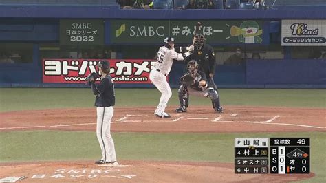 Nhkベースボール On Twitter 【痛烈！】 プロ野球⚾️ 日本シリーズ 第6戦 ヤクルト×オリックス Nhkbs1 放送