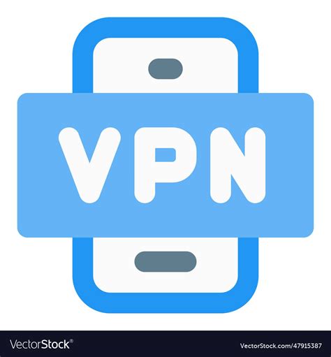 Vpn Used To Hide Users Public Ip Addresses Vector Image