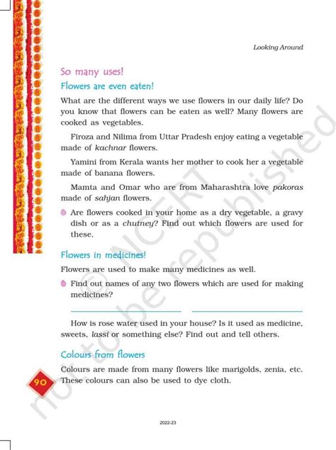 Ncert Book For Class 4 Evs Chapter 11 The Valley Of Flowers Indcareer