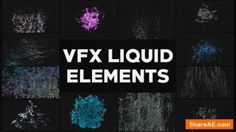 Videohive VFX Liquid Elements After Effects Free After Effects Templates After Effects