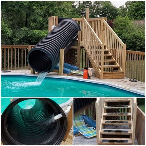 Diy Above Ground Pool Slide Diy Home Renovation Ideas