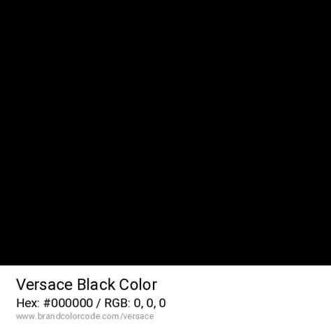 Versace Brand Color Codes