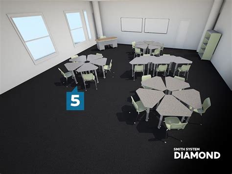 Smith System Diamond Desk Configurations Classroom Layout Desk