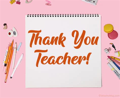 Thank You Quotes For Teachers Drbeckmann