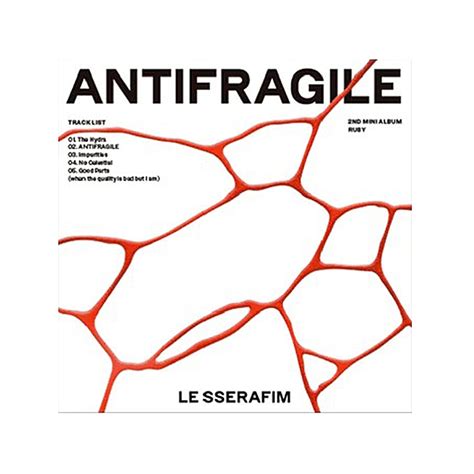 LE SSERAFIM ANTIFRAGILE 2nd Mini Album COMPACT RUBY Ver 2022 CD