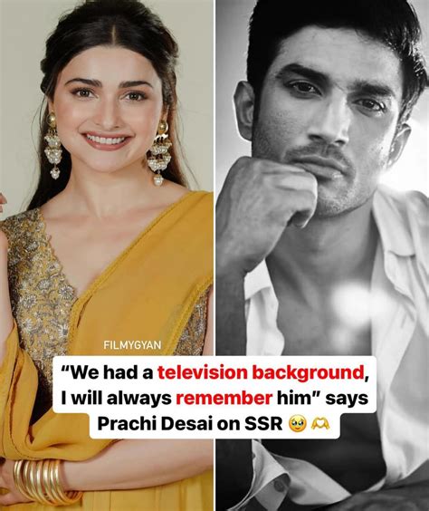 Remembering Ssr On His Birth Anniversary ️ And Heres Prachi In An