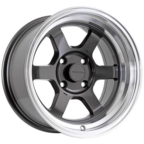 Gridv Gunmetal Polished Lip Mag And Tyre New Plymouth