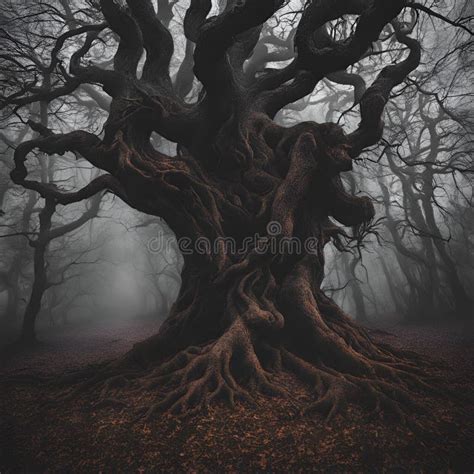 A Creepy Tree Stock Image Image Of Dead Tree Light 325059829