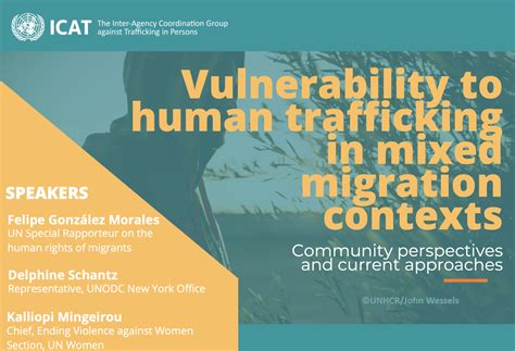 Vulnerability To Trafficking In Mixed Migration Contexts United Nations Network On Migration