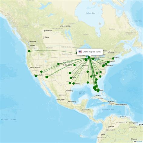 Gerald R Ford International Airport Map Grand Rapids Grr Terminal
