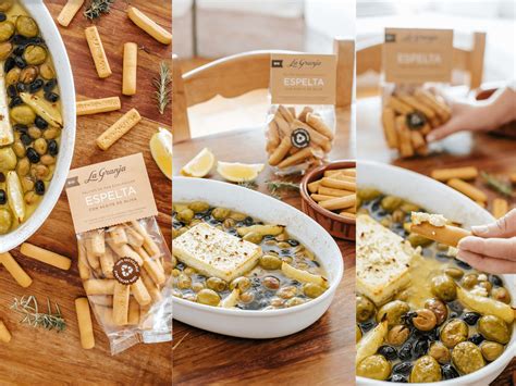 Queso Feta Al Horno Con Aceitunas La Granja Foods