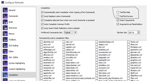 How To Disable Text Help Pop Ups In Texstudio Tex Latex Stack Exchange