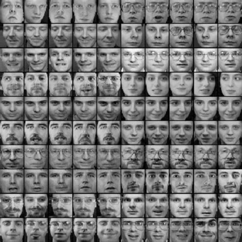A Selection Of Images From The Forty Subjects Of The Orl Classification