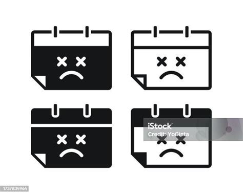 Calendar Error Problem Illustration Vector Stock Illustration