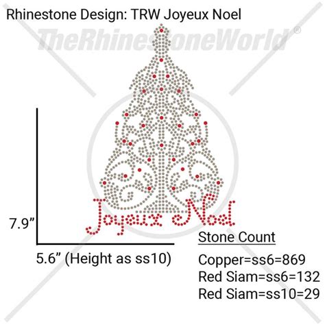 Joyeux Noel Svg Rhinestone Artwork