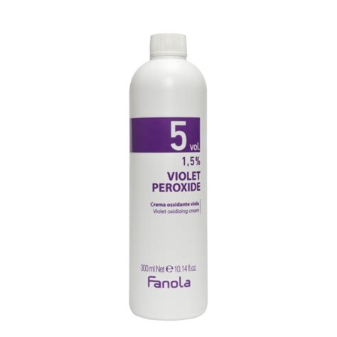 Fanola No Yellow Colour Violet Peroxide 5 Vol 15 300ml Colour