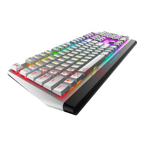 外星人（alienware）戴尔dell Aw510k 机械键盘 游戏键盘 Cherry 矮红轴 单键定制rgb 全键可编程 白色 甄选251