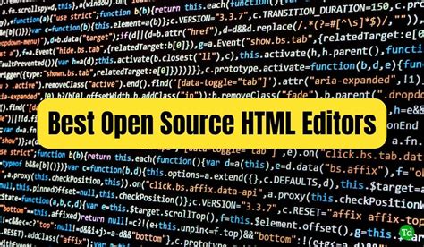 8 Best Open Source Html Editors In 2025