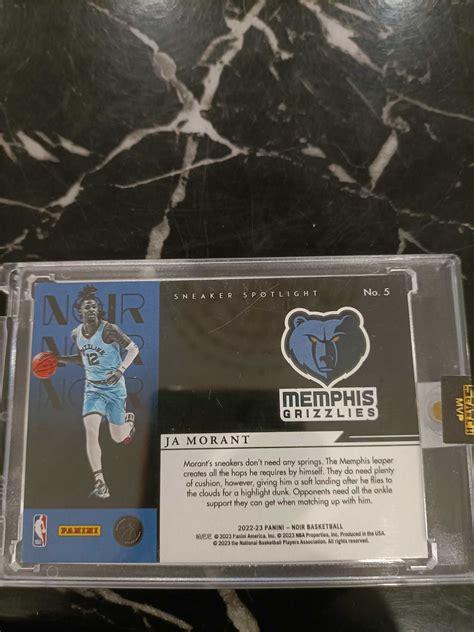 Panini Noir Ja Morant Noir