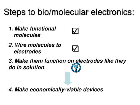 Ppt Interfacing Molecules To Electronic Materials Powerpoint