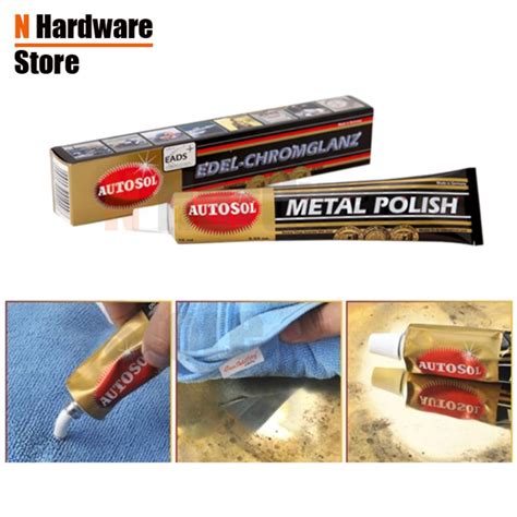 Autosol Metal Polish Paste Rust Remover Polishing Paste 50g Shopee