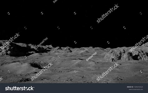 Planets Surface From Outer Space