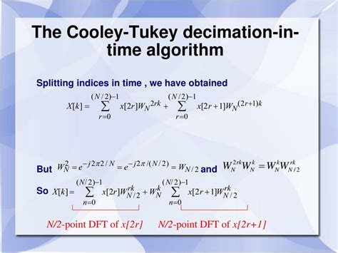 Ppt The Fast Fourier Transform Powerpoint Presentation Free Download