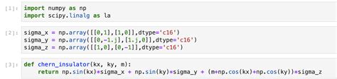 拓扑数数值计算python入门能带陈数 知乎