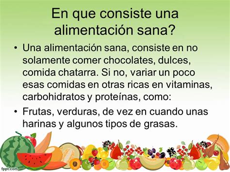 la importancia de una alimentación saludable Definición de la