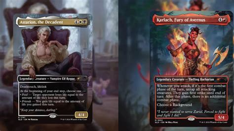 All Cards In The Mtg Secret Lair Dungeons And Dragons 50th Anniversary