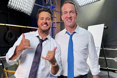 Luke Bryan And Peyton Manning Are Already Pre Gaming For The CMA