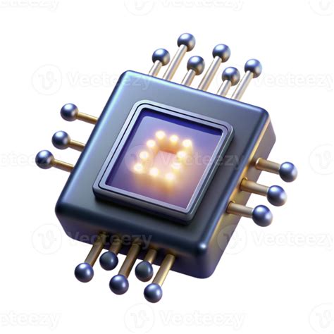 Stunning Vintage A Single Microchip Emitting Binary Code As Beams Of