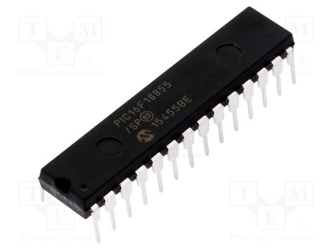 Pic16f18855 I Sp Microchip Technology Ic Pic Microcontroller 14kb 32mhz 2 3÷5 5vdc Tht