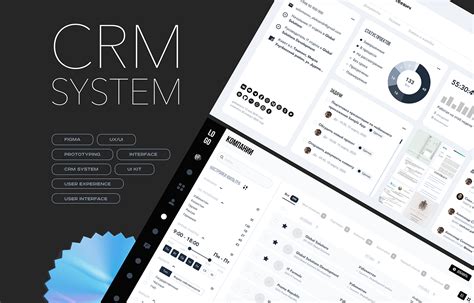 Crm System Dashboard Behance