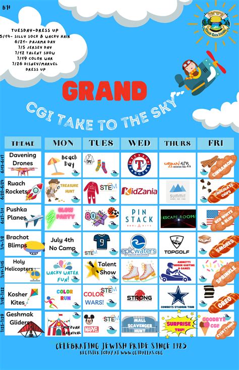 Grand Gan Izzy Calendar