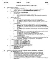 RETL 262 Lecture Chapter 16A Doc RETL 262 Chapter 16 Lecture Williams