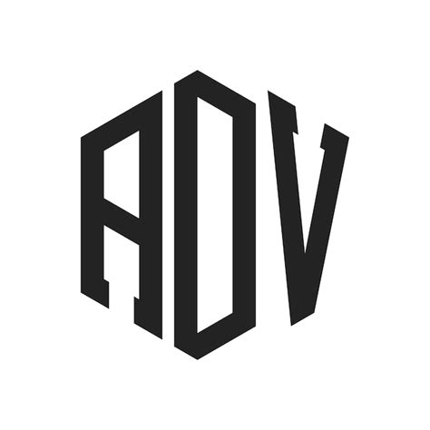 Premium Vector Adv Logo Design Initial Letter Adv Monogram Logo Using