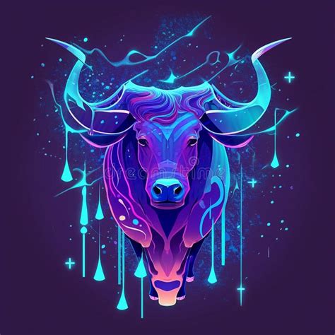 Image Of The Zodiac Sign Taurus Stock Illustration Illustration Of