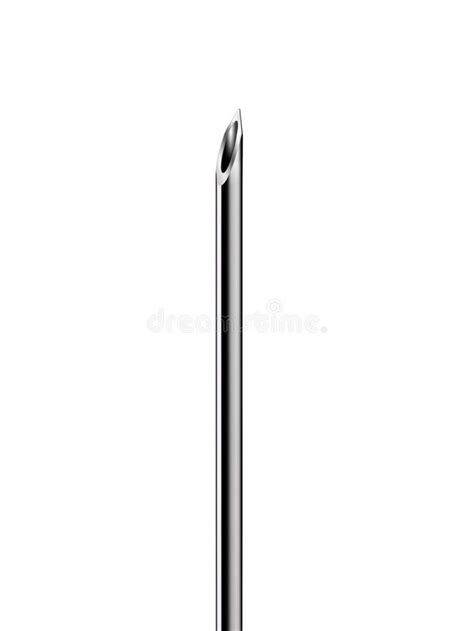 Close Up Of Injection Needle Detail Of The Shaped Tip Stock Image