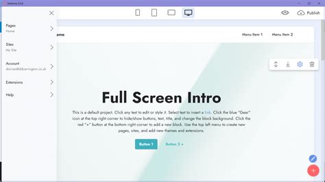 Full Screen Intro Mobirise Forums