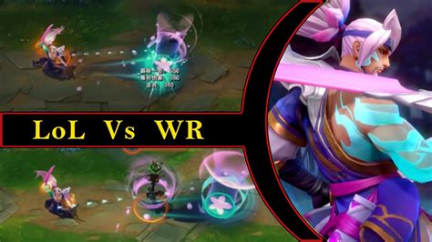 Spirit Blossom Yasuo Skin Comparison Lol Vs Wild Rift Youtube