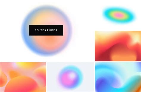100 Gradient Bokeh Paper Bundle Graphics Youworkforthem