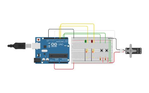 Circuit Design Arduino Servo Motor Tester Tinkercad