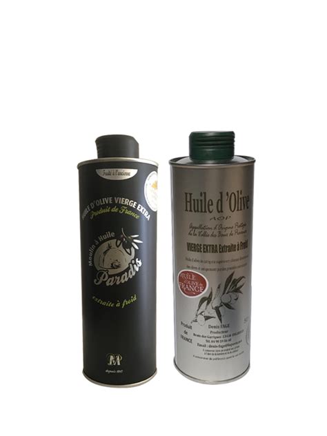 Coffret Huile olive à lancienne Vierge du Gard cl et Huile olive AOP de la Vallée des Baux de